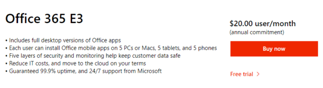 A Complete Breakdown of Office 365 E3