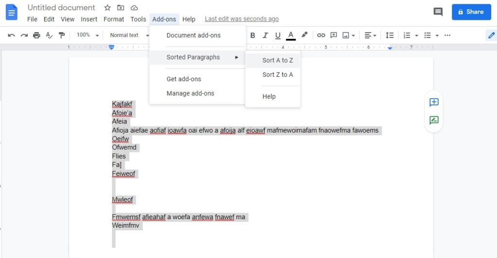 How To Alphabetize In Google Docs 2023 